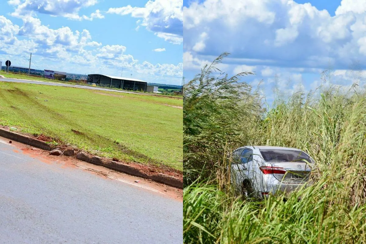 Veículo de Chapadão do Sul se envolve em acidente na rotatória de Costa Rica - O Correio News