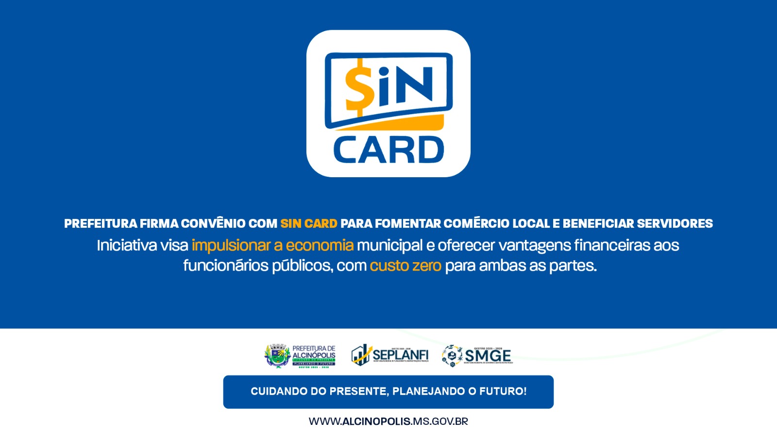 Alcinópolis MS: Prefeitura Firma Convênio com SIN CARD para Fomentar ...